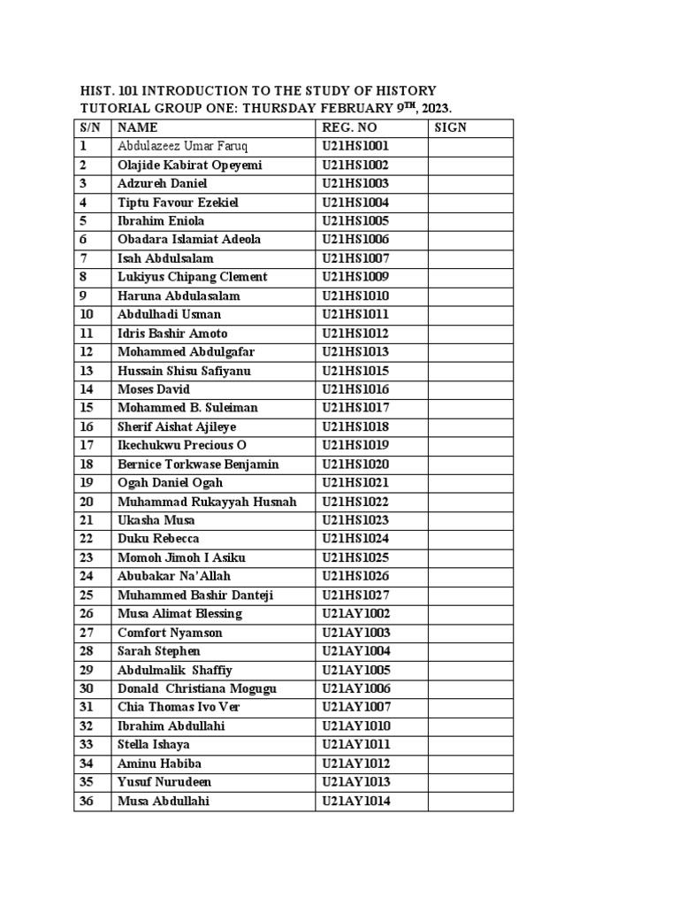 Hist. 101 2023 | PDF