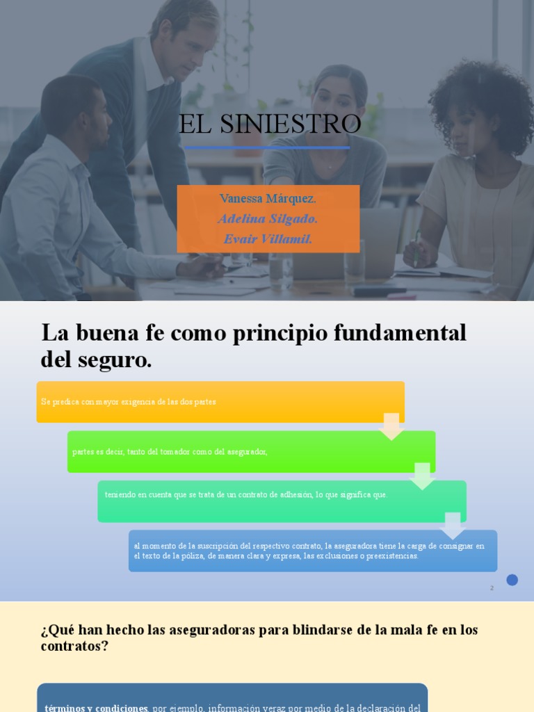 Principios del Seguro y Siniestros | PDF | Reaseguro | Daños y perjuicios