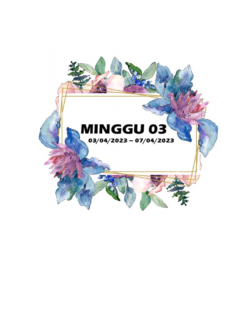 Minggu 3 2023 | PDF