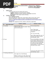 Lesson Plan in Orthographic | PDF | Technical Drawing | Drawing