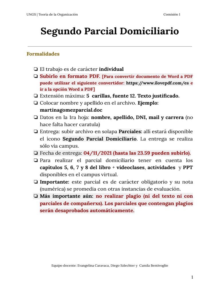 EXAMEN - 2do Parcial - 2do Semestre 2021 | PDF