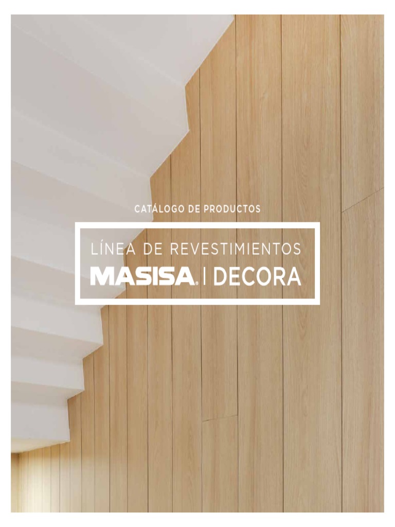 Catálogo Masisa 2025: Revestimientos MDF | PDF | Revestimiento | Madera