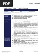 CHCECE037 Assessment Task 2 Placement Project | PDF | Experience | Learning