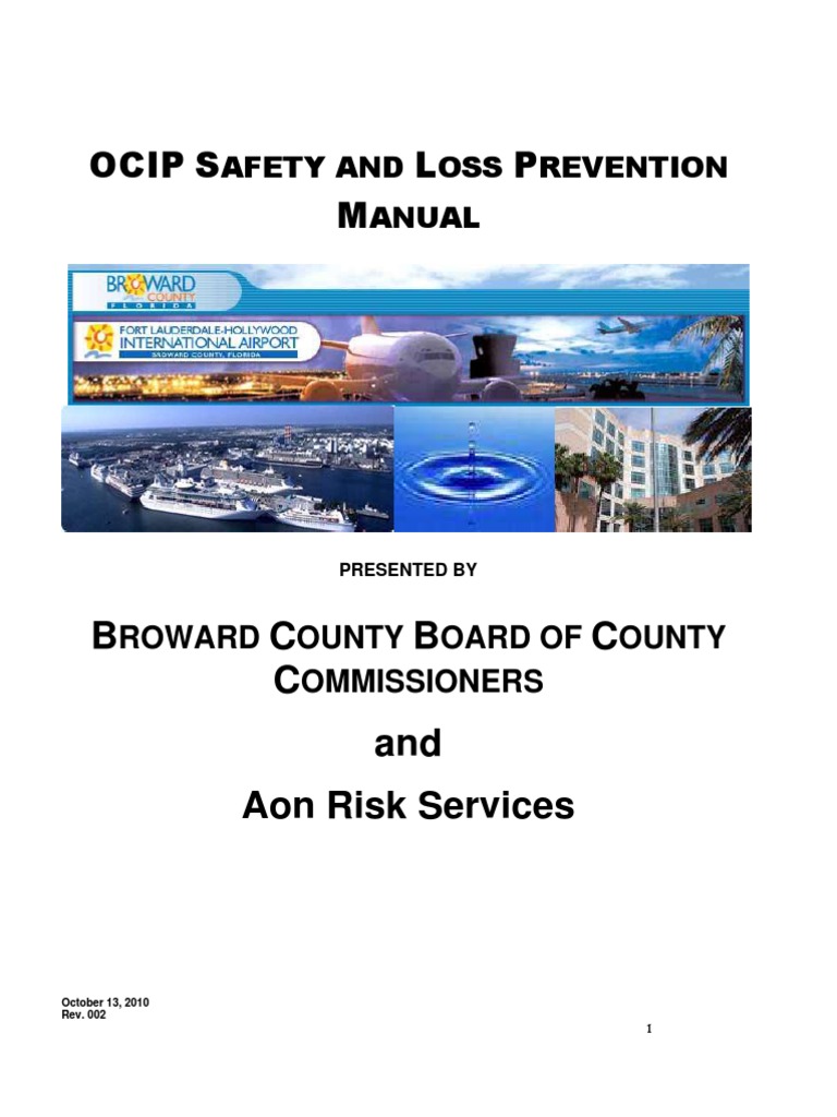 OCIP Safety and Loss Prevention Manual | PDF | General Contractor | Safety