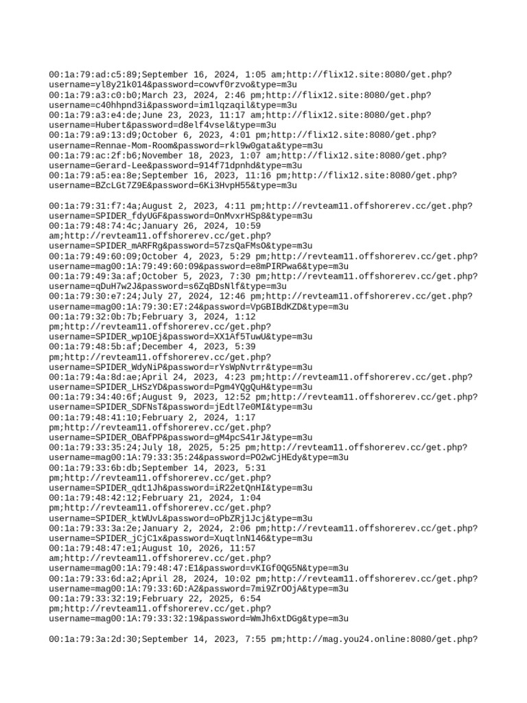 M3u Links and Xtream Codes | PDF | User (Computing) | Chess