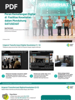 Dashboard Monitoring Implementasi SATUSEHAT | PDF