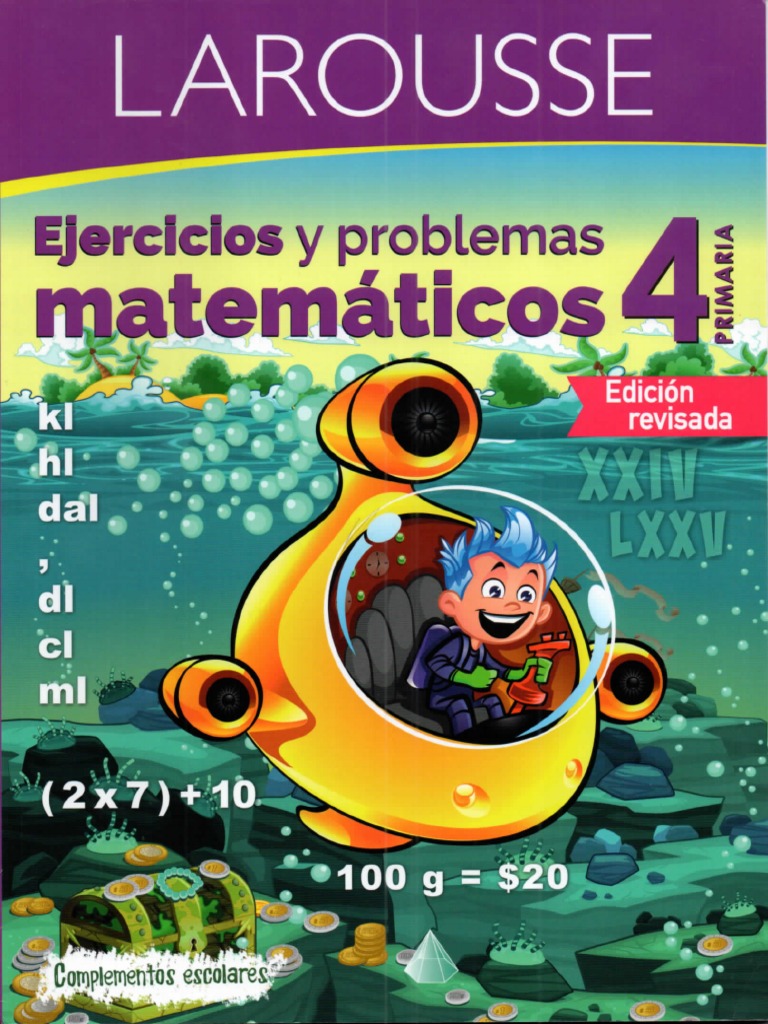 Ejercicios y Problemas Matematicos 4to Primaria | PDF