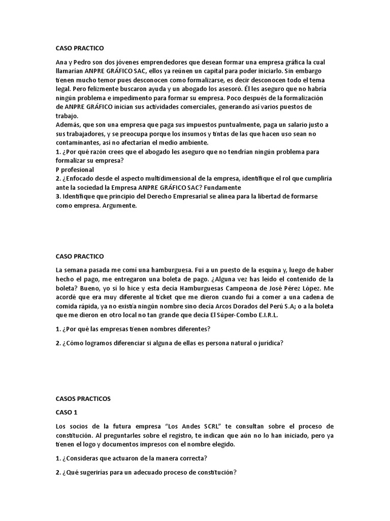 Caso Practico-Derecho | PDF