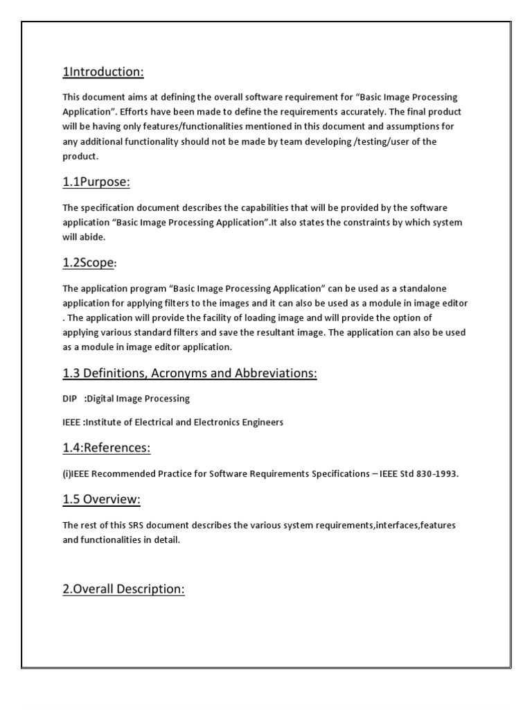 Srs Document | PDF | Application Software | User Interface