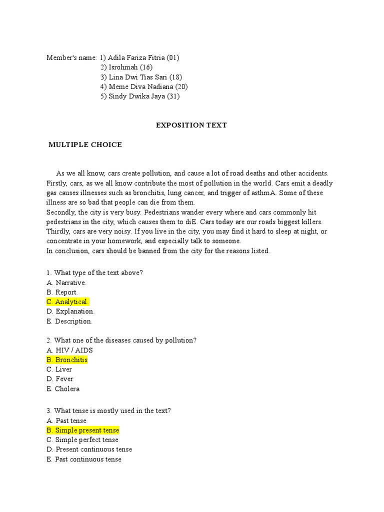 Exposition Text | PDF