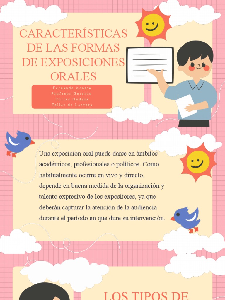Características de Las Formas de Exposiciones Orales | PDF