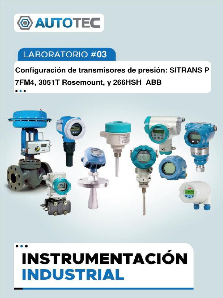 Laboratorio 03 Transmisores de Presion | PDF | Señal analoga | Sensor