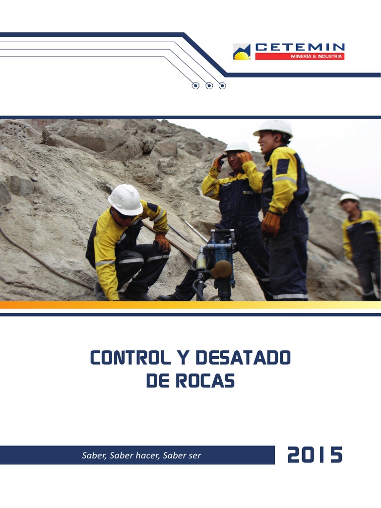 Control Y Desatado de Rocas: Saber, Saber Hacer, Saber Ser | Descargar ...
