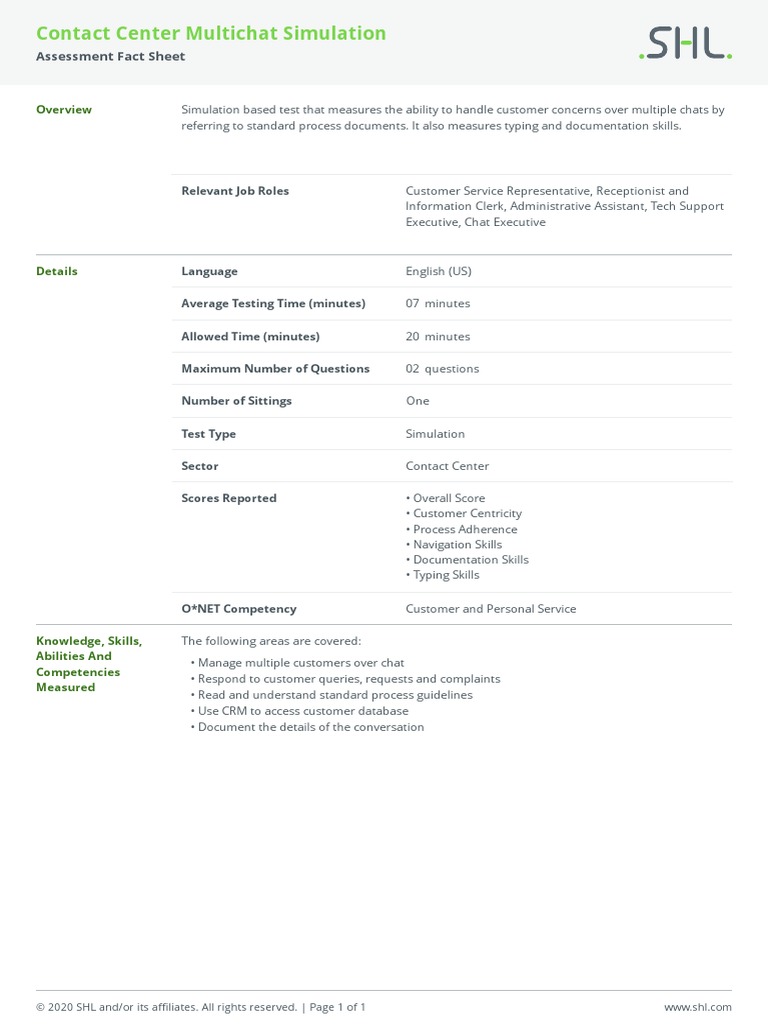 Contact Center Multichat Simulation (New) | PDF | Computing