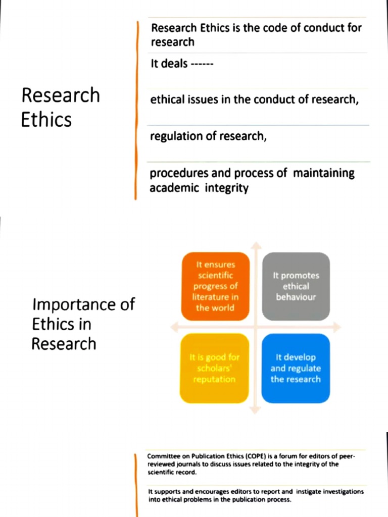 Research Publication Ethics | PDF