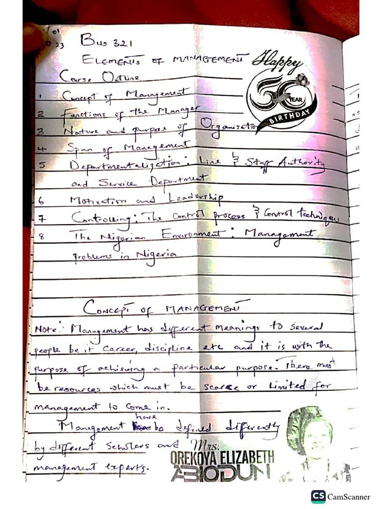 BUS 321 Note by Samuel and Kenny | PDF