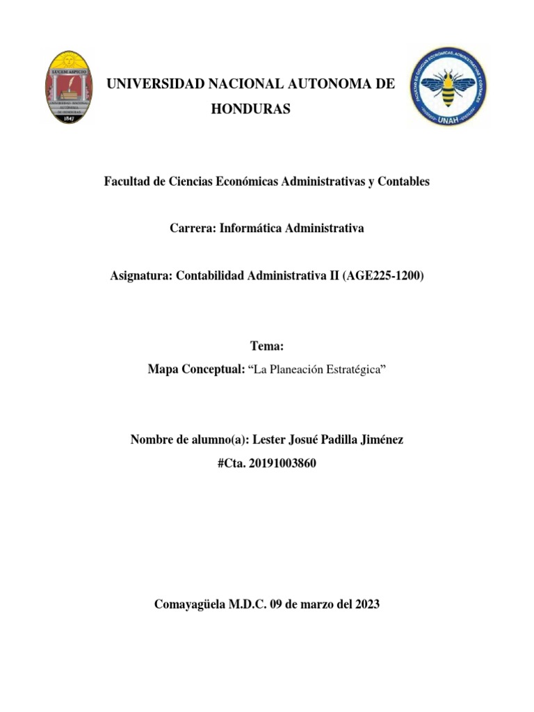 Padilla Lester U3T1a9 | PDF | Planificación | Planificación estratégica