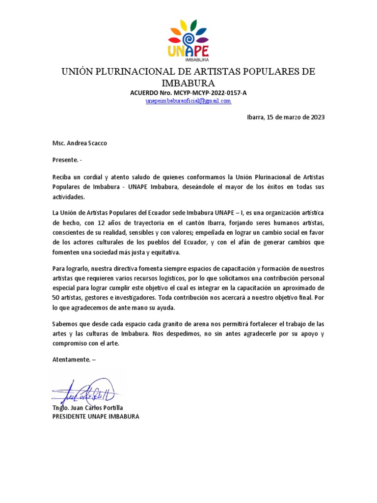 Oficio Gestión | PDF | Ecuador | Sociedad