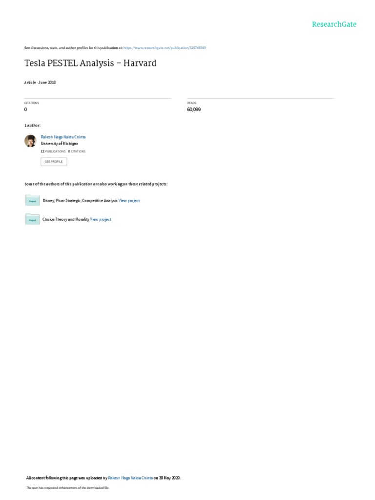 Tesla's Strategic PESTEL Analysis | PDF | Electric Vehicle | Car