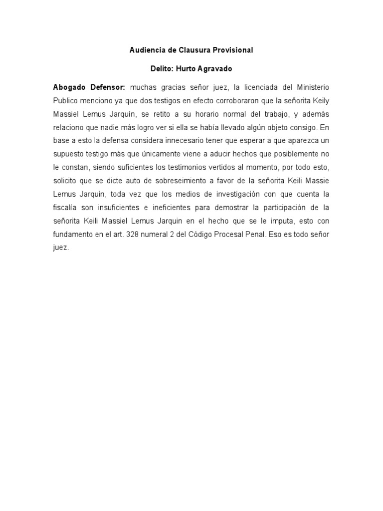 Abogado Defensor | PDF