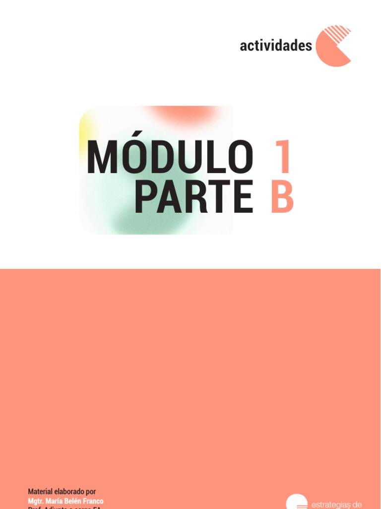 Actividades 2023 1B | PDF | Diseño