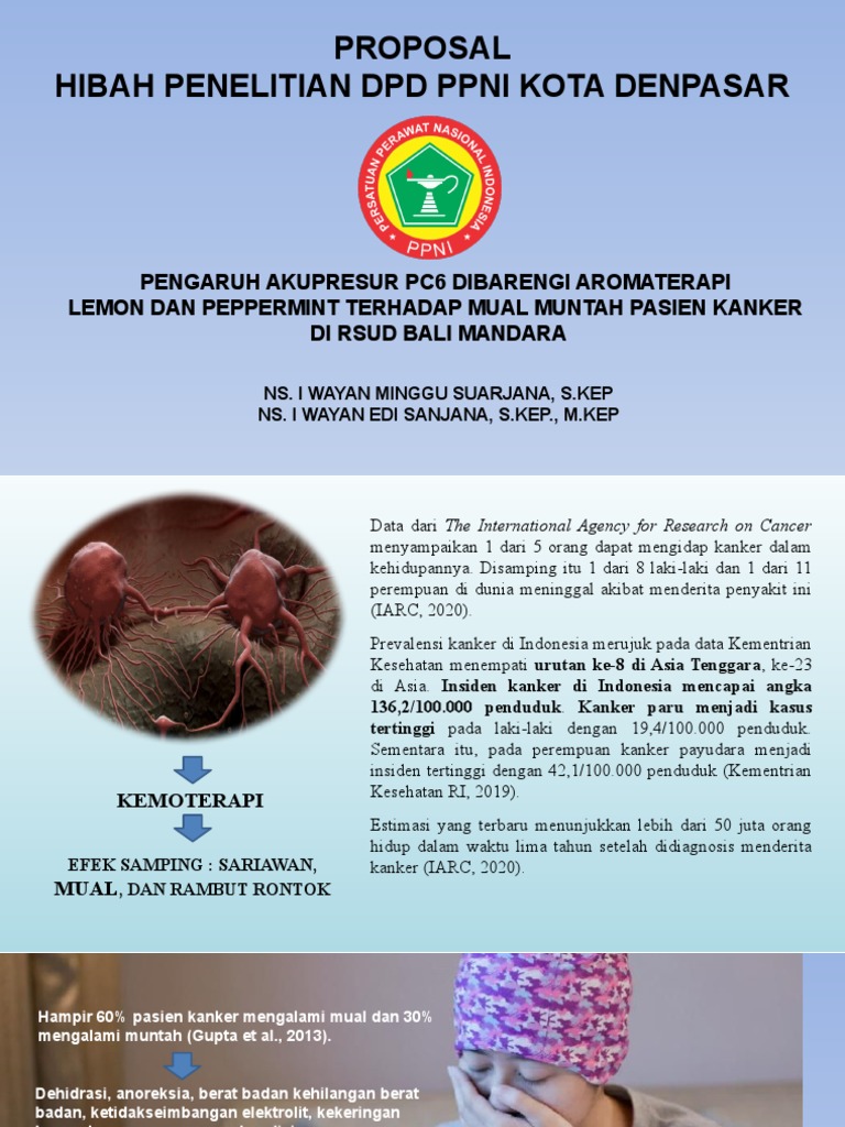 Pengaruh Akupresur PC 6 Dibarengi Dengan Aromaterapi Lemon Dan Peper ...