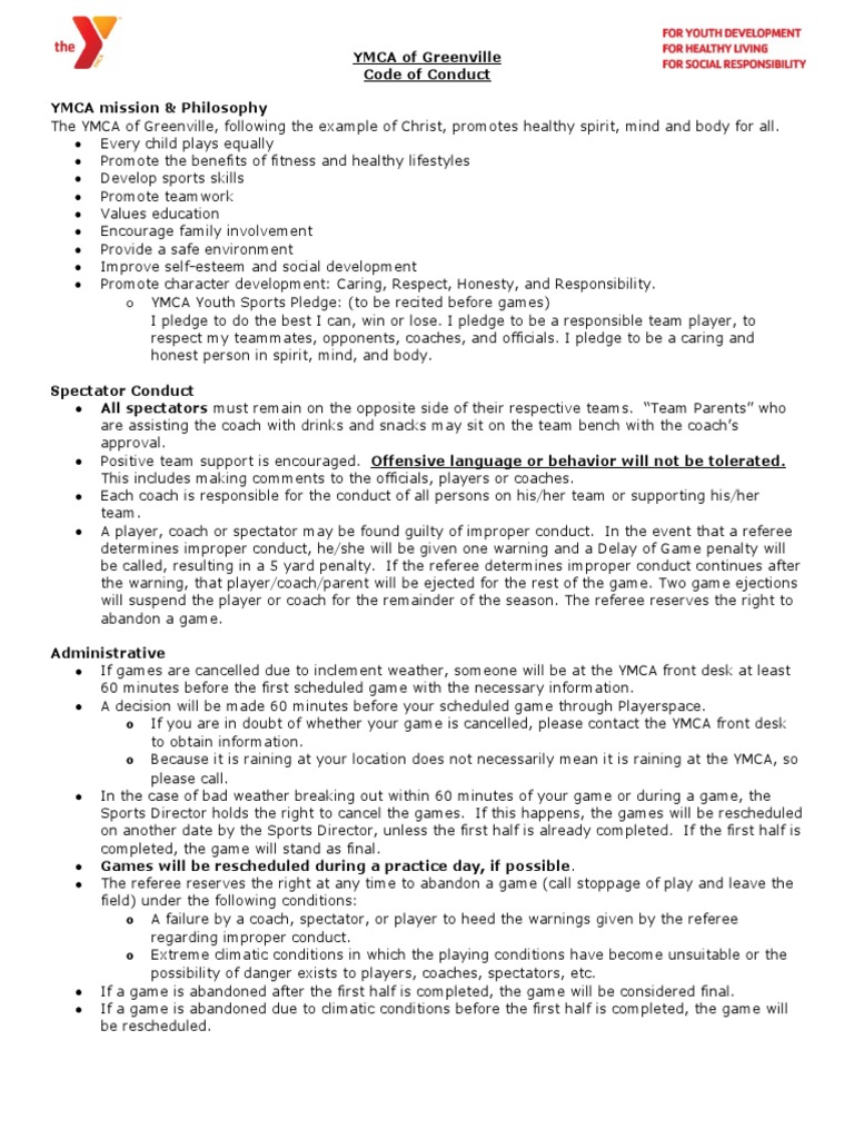 YMCA Flag Football Rules by Division 2022 Final | PDF | Quarterback | Touchdown