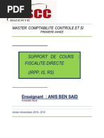 IRPP Tunisie : Guide 2024-2025 | PDF | Impôt sur le revenu | Impôts