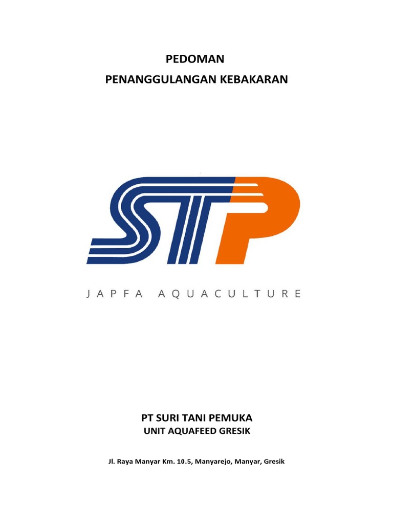 Pedoman K3 Kebakaran - PT STP | PDF