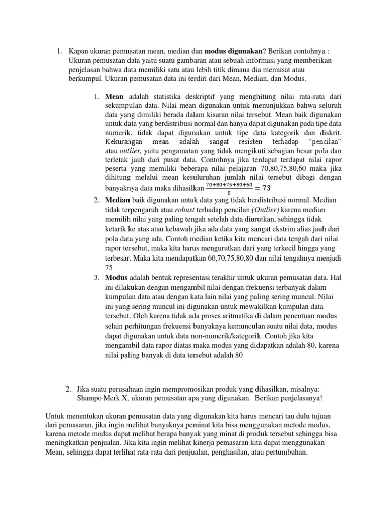 Metode Statistik 1 | PDF