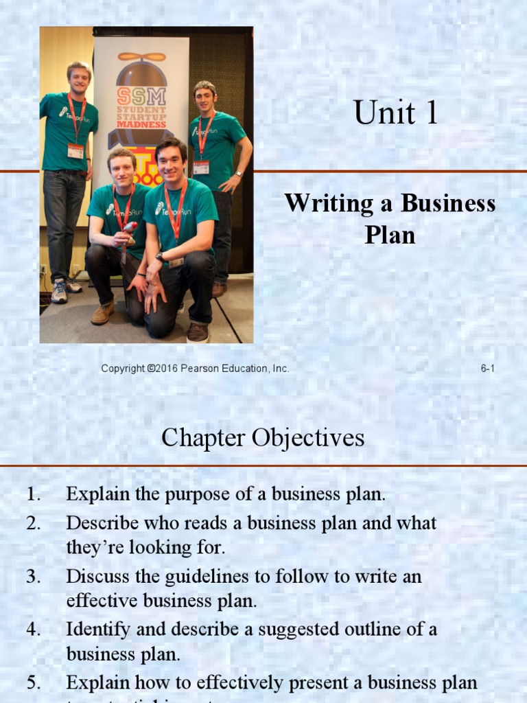 Unit 1: Writing A Business Plan | PDF | Business