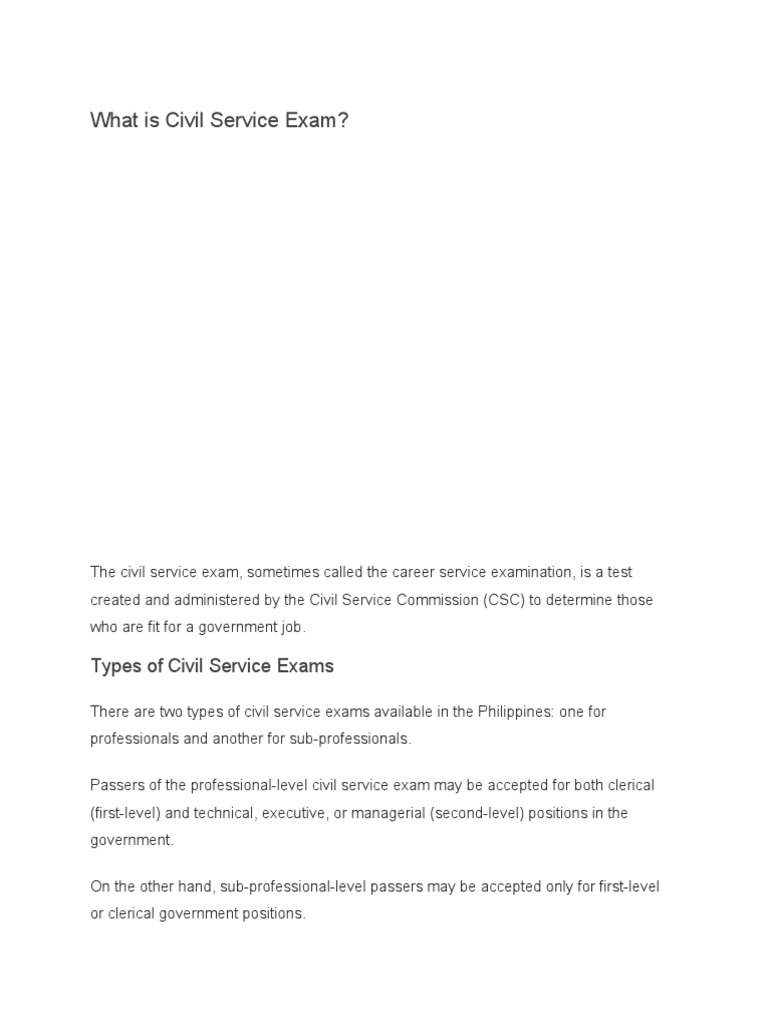 CSC Eligibility | PDF | Civil Service