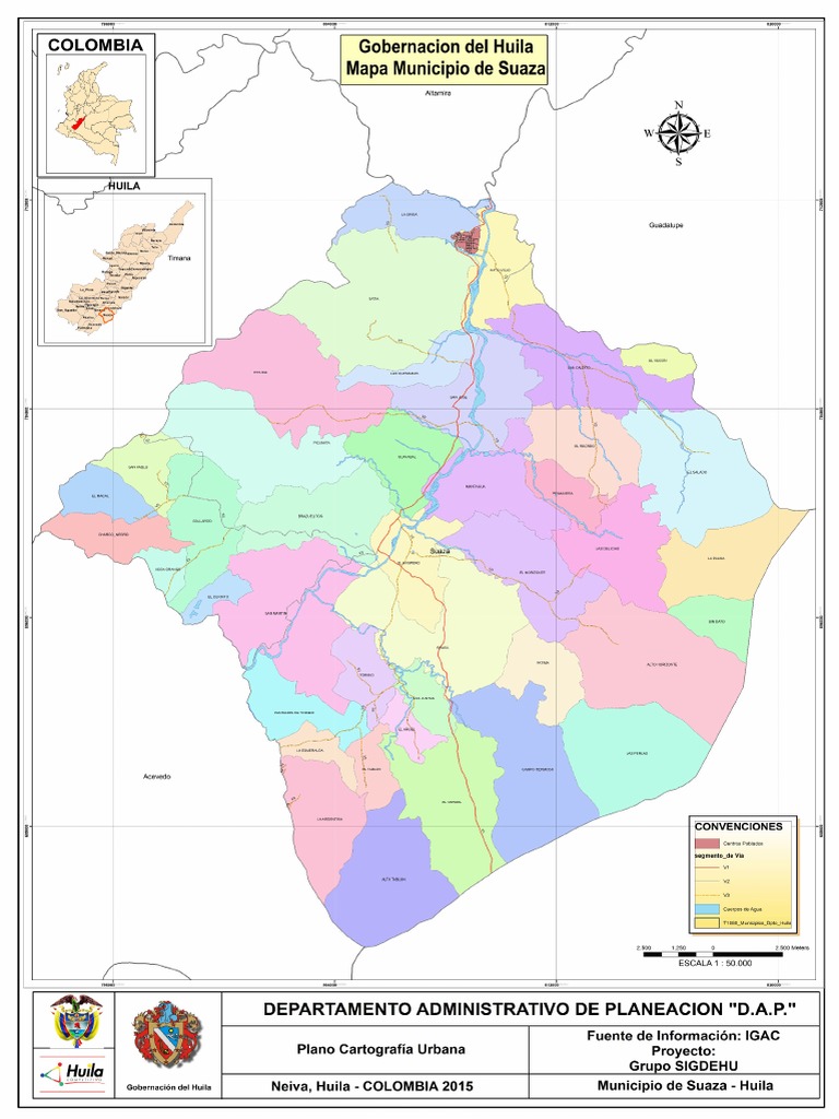 Mapa Politico Suaza | PDF