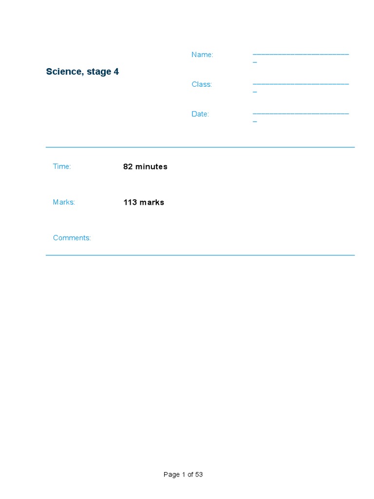 Science - Key Stage 3 | PDF | Chemical Reactions | Rock (Geology)
