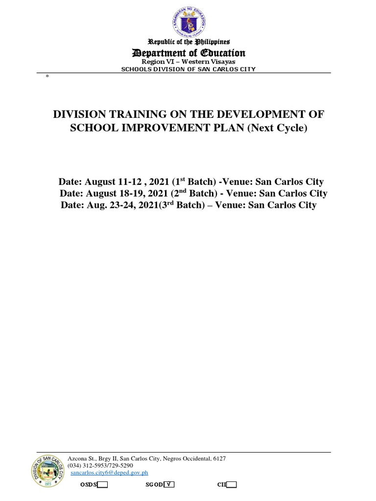 Sip Crafting Training Design | PDF