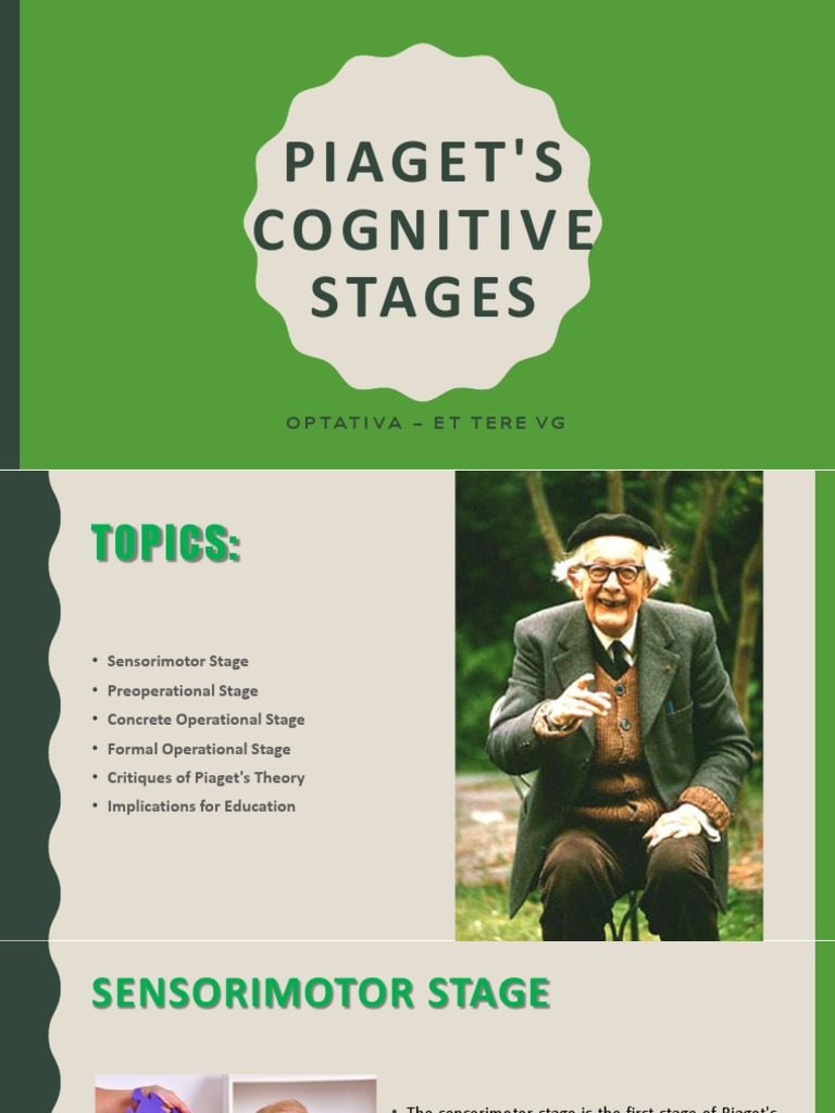 Piaget's Cognitive Stages | PDF | Cognitive Development | Psychology