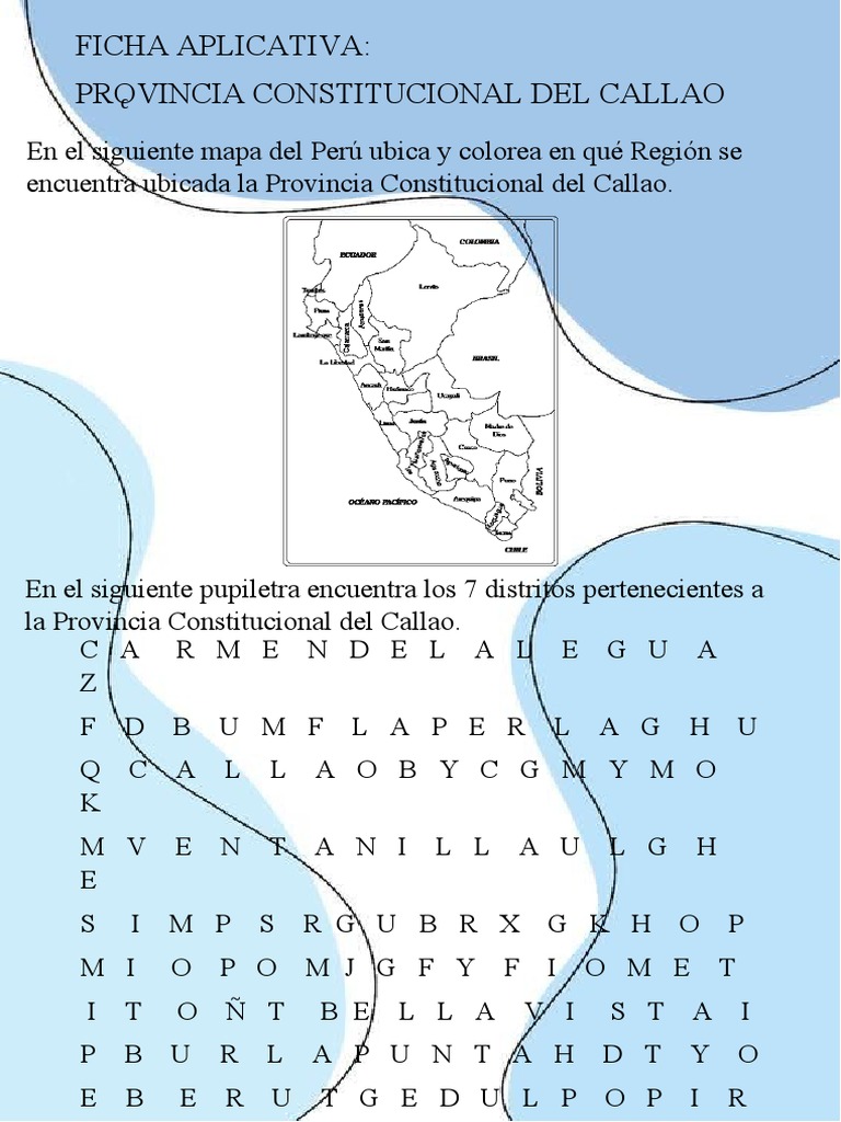 Ficha Del Callao | PDF