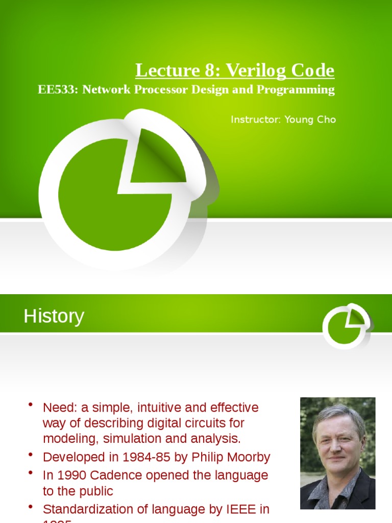Lecture 8: Verilog Code: EE533: Network Processor Design and Programming | PDF | Vhdl | Field ...