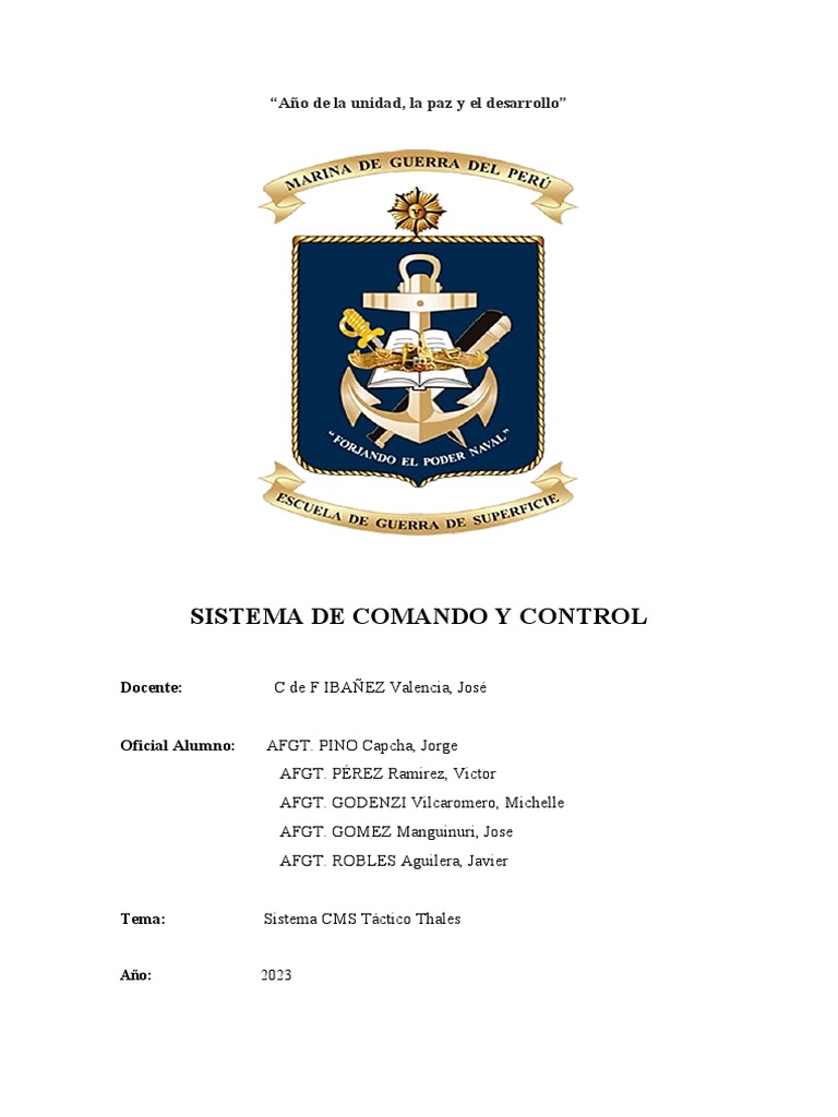 Sistema CMS Táctico Thales | PDF | Hardware de la computadora ...