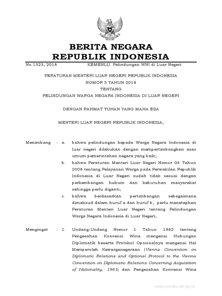 Berita Negara Republik Indonesia | PDF