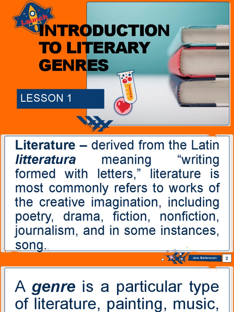 To Literary Genres: Lesson 1 | PDF | Poetry | Genre
