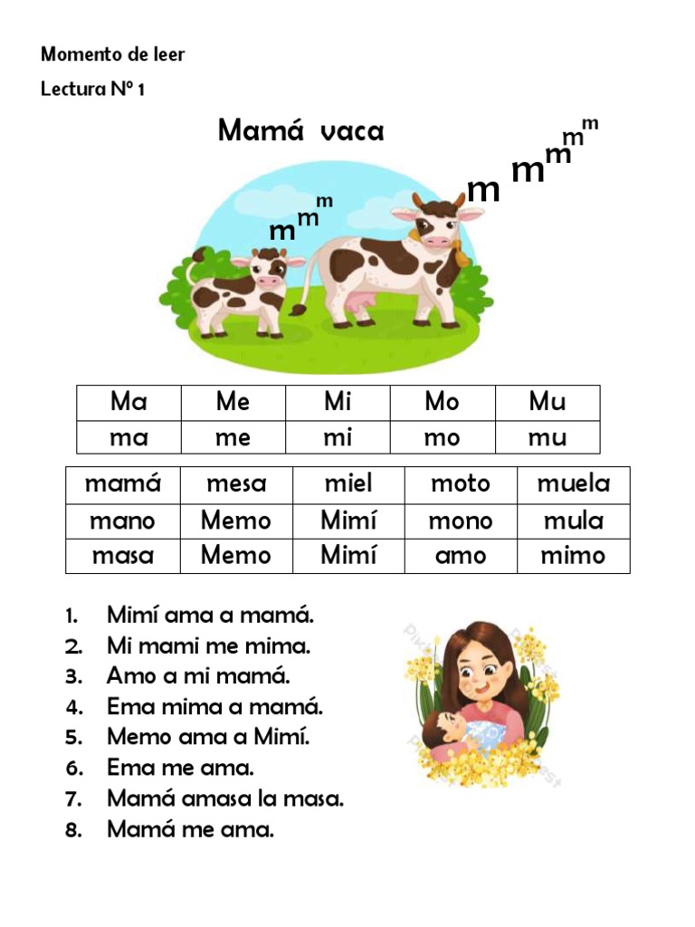 Actividad Leng.10 Lect. M | PDF