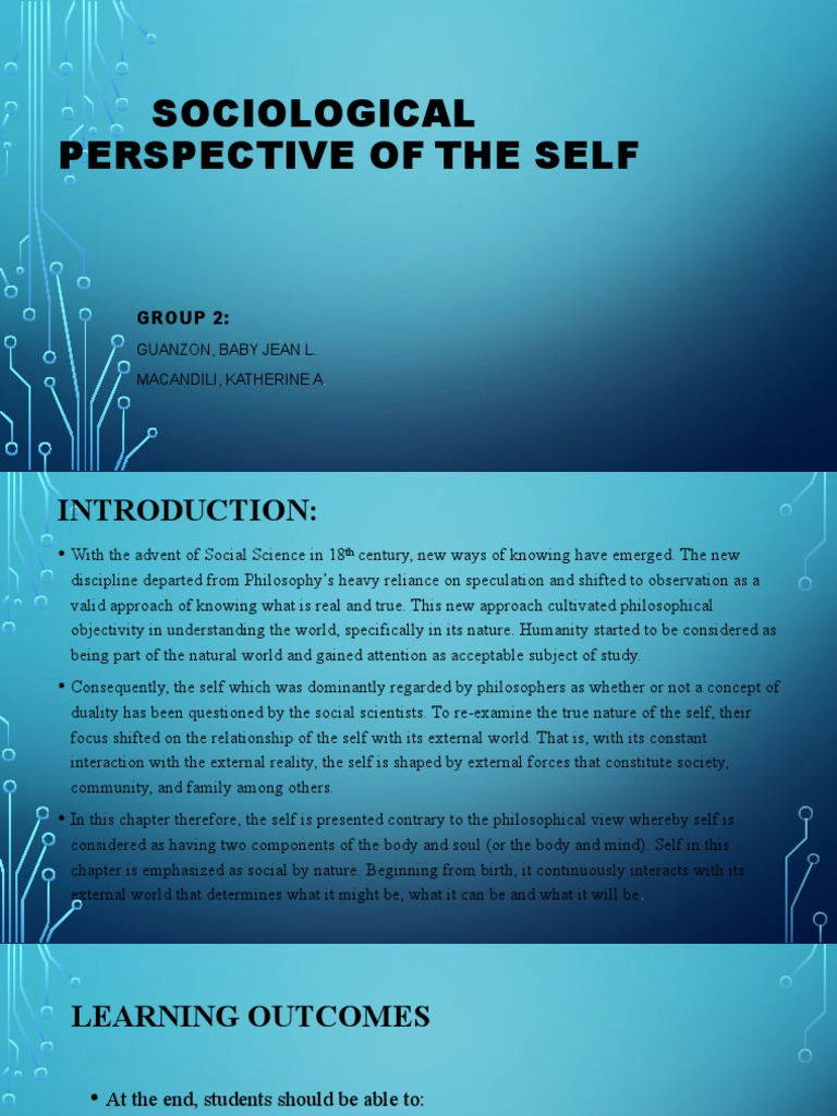 Understanding the Social Self: A Summary of Key Sociological ...