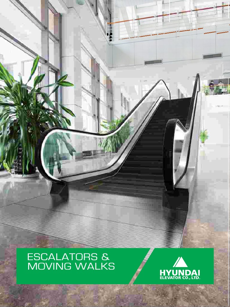 Hyundai Elevator Escalator Specifications | PDF | Civil Engineering | Manufactured Goods