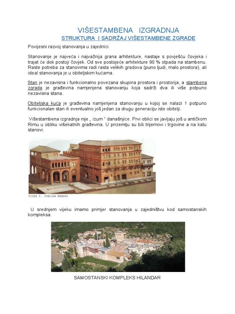 Visestambena Izgradnja | PDF