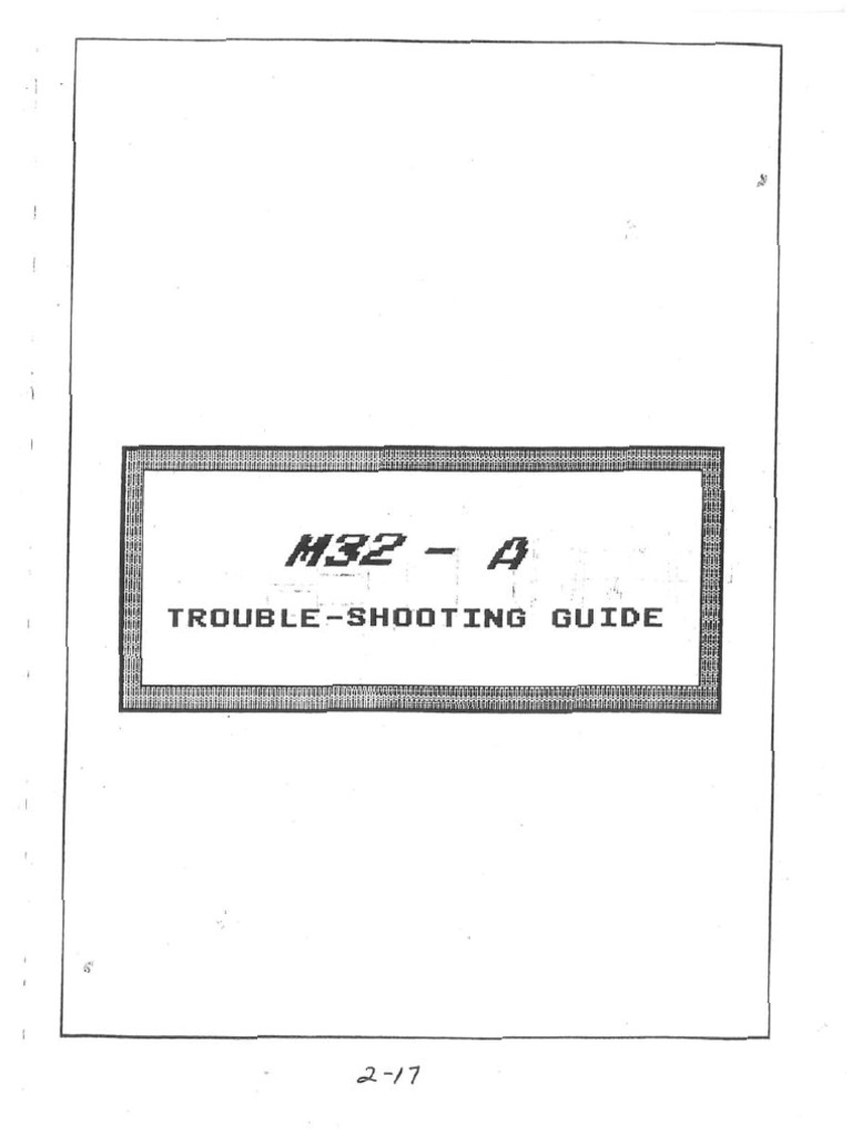 Mazak m32 Troubleshootingpdf - Compress | PDF | Random Access Memory | Floppy Disk