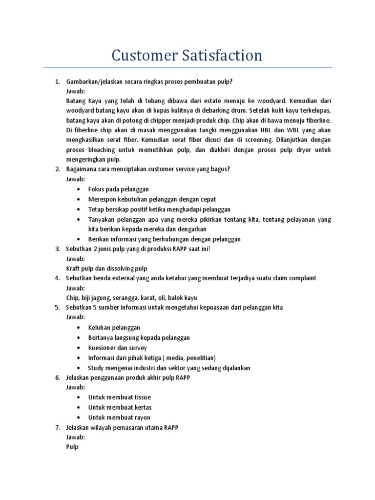 Customer Satisfaction | PDF