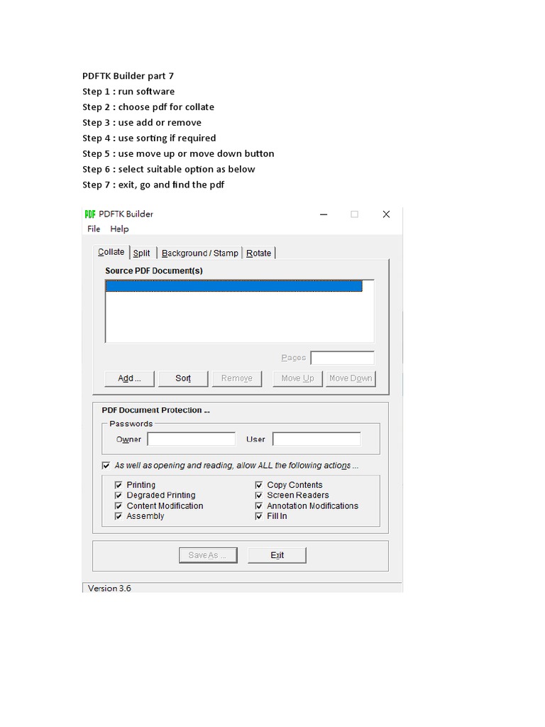 PDFTK Builder User Guide | PDF