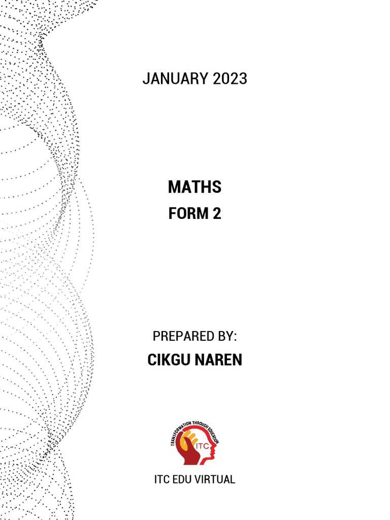 Jan'23 Maths (DLP & Non-Dlp) Form 2 | PDF