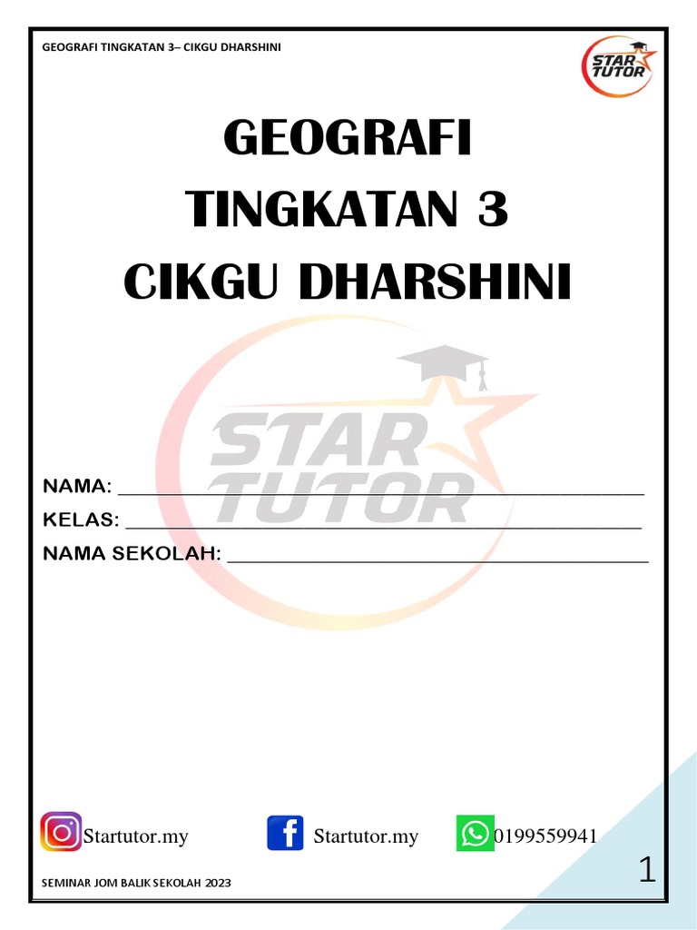 T3 - Geografi (Bab 1 Jadual&graf) | PDF